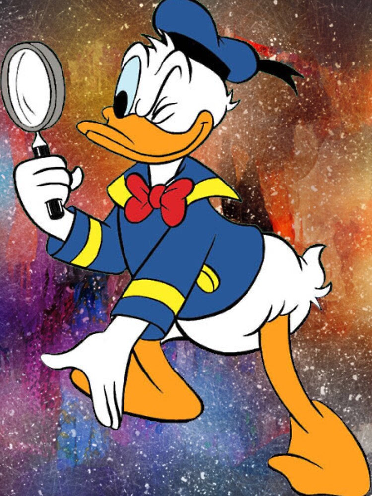 "Donald Duck in space" Sticker for Sale by animauxfriends | Redbubble