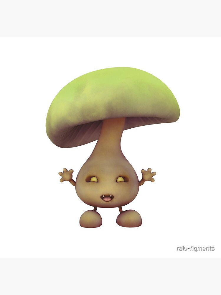 "The Cute Little Mushroom Monster 2" Poster for Sale by ralmat-figments ...