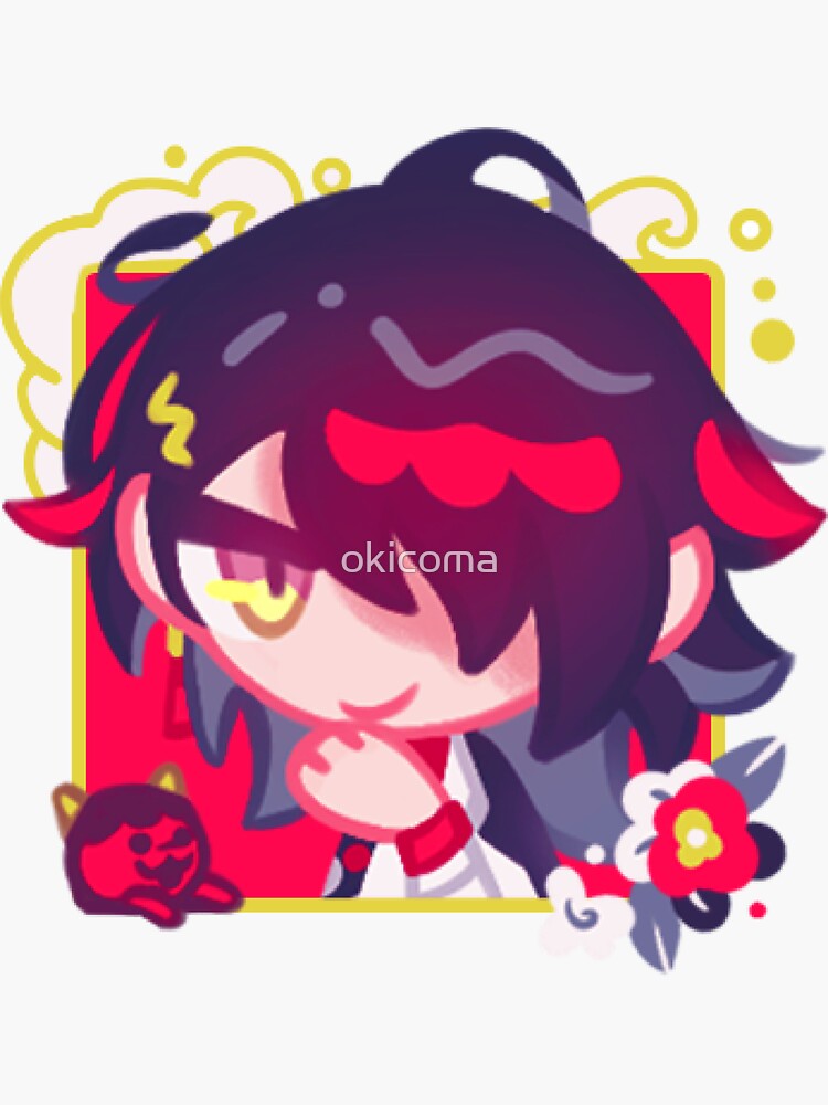 "Vox Akuma" Sticker for Sale by okicoma | Redbubble