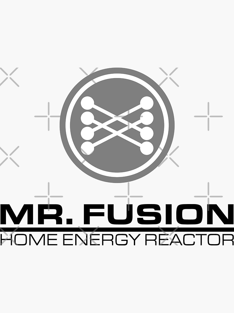 "MR. FUSION" Sticker for Sale by theaveragejoe | Redbubble