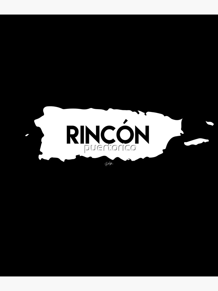 Lámina fotográfica «Rincon Puerto Rico Map Surfing Capital» de ...