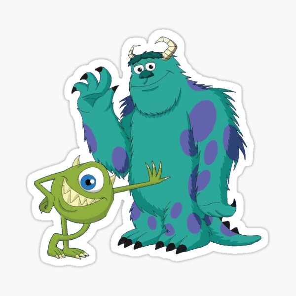 "Mike and Sully" Sticker for Sale by FunkeyMonkey9 | Redbubble