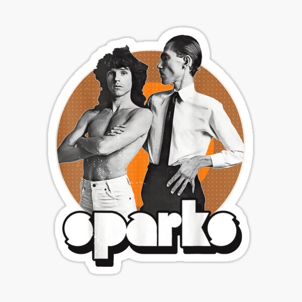 "Retro sparks band sparks band funny synths classic" Sticker for Sale ...