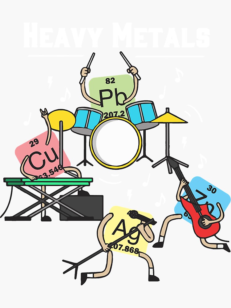 "Heavy Metals Rock Chemistry Physics Periodic Table of Elements ...