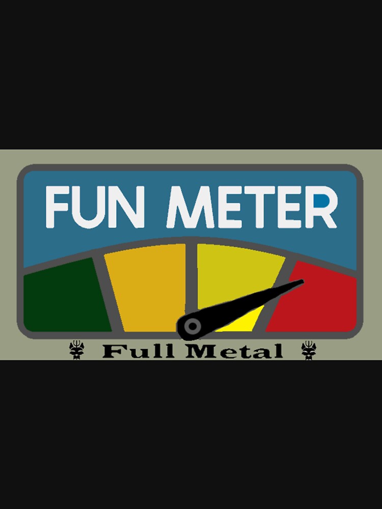 "Seal Team Full Metal Fun Meter Sticker" T-shirt for Sale by ...