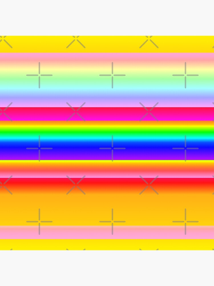 "Bright line pattern | bright color palette" Poster for Sale by lausn ...