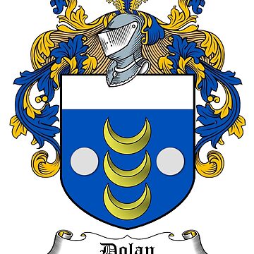 "DOLAN FAMILY CREST" Sticker for Sale by CathalDevlin | Redbubble
