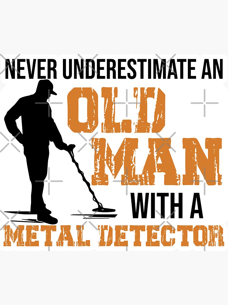 "Funny Metal Detector Metal Detecting Detectorist " Sticker for Sale by ...