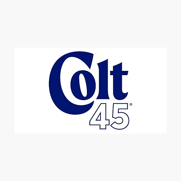 "Colt 45 Malt Liquor (New Logo)" Photographic Print for Sale by ...