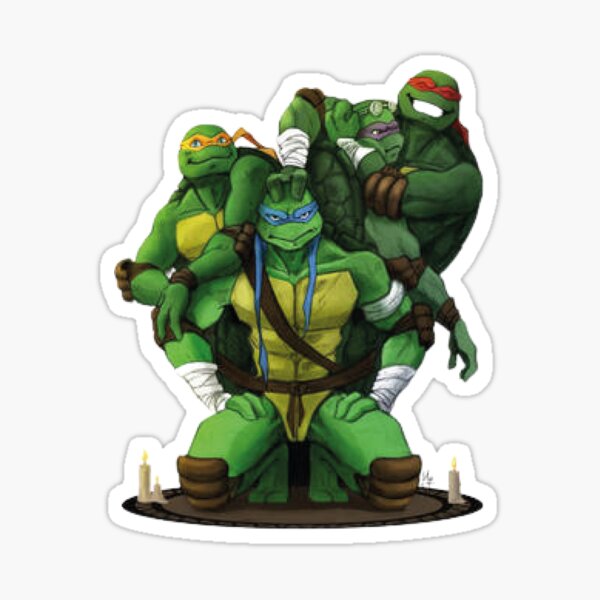 "rise of the tmnt" Sticker for Sale by eternalrival | Redbubble