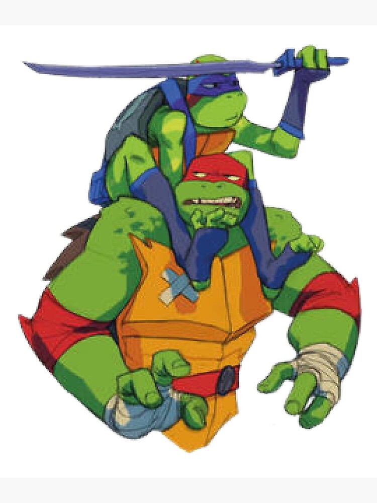"rottmnt Raphael and Leonardo" Poster for Sale by eternalrival | Redbubble