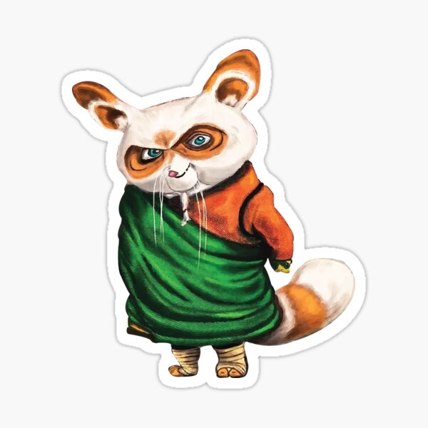 "Master Shifu" Sticker for Sale by FunkeyMonkey9 | Redbubble