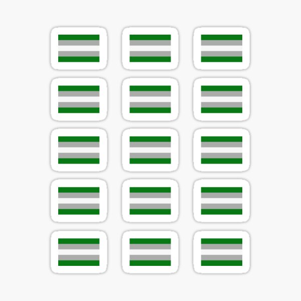 "Grayromantic - Pride Flag Pack" Sticker for Sale by FlagsWorld | Redbubble