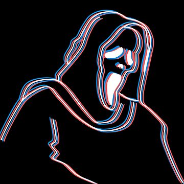 "Trippy Ghost Face" Canvas Print for Sale by DrGingyWho | Redbubble