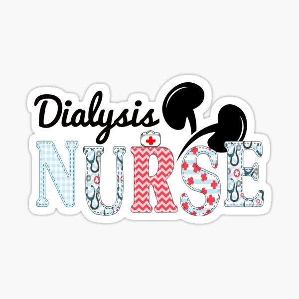 Pegatina «Linda enfermera de diálisis - Departamento de enfermería de ...