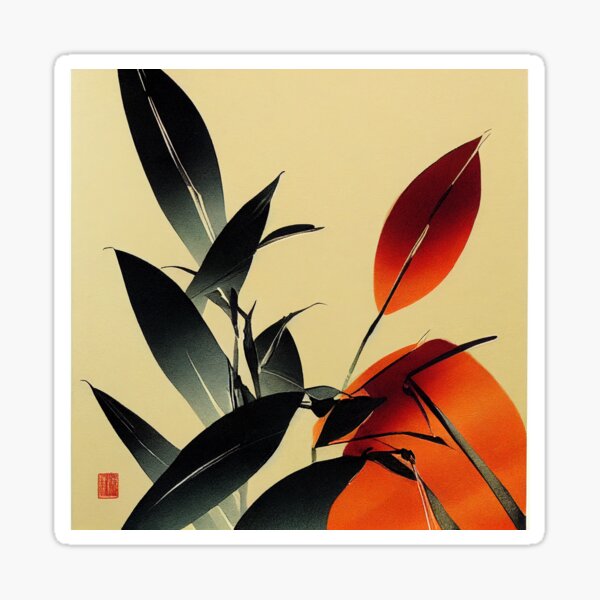 "bamboo" Sticker for Sale by Aliveforfun | Redbubble