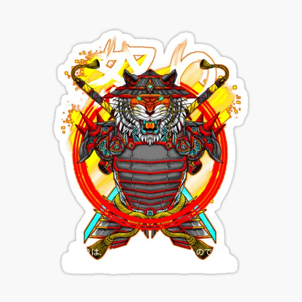 "Tora No Ikari " Sticker for Sale by Migiteart | Redbubble