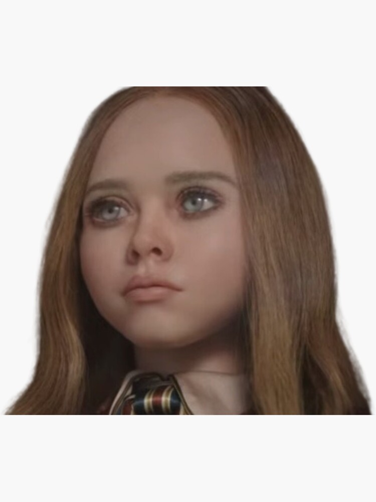 "m3gan" Sticker for Sale by Kiara3000 | Redbubble