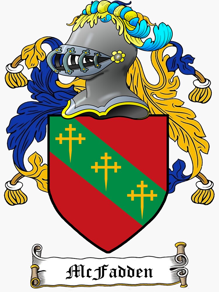 Pegatina «ESCUDO DE LA FAMILIA McFADDEN» de CathalDevlin | Redbubble