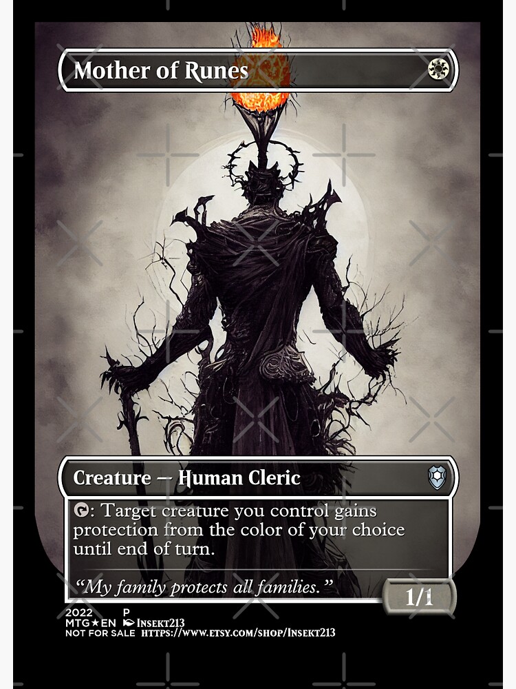 "Mtg mother of runes custom art magic the gathering " Sticker for Sale ...