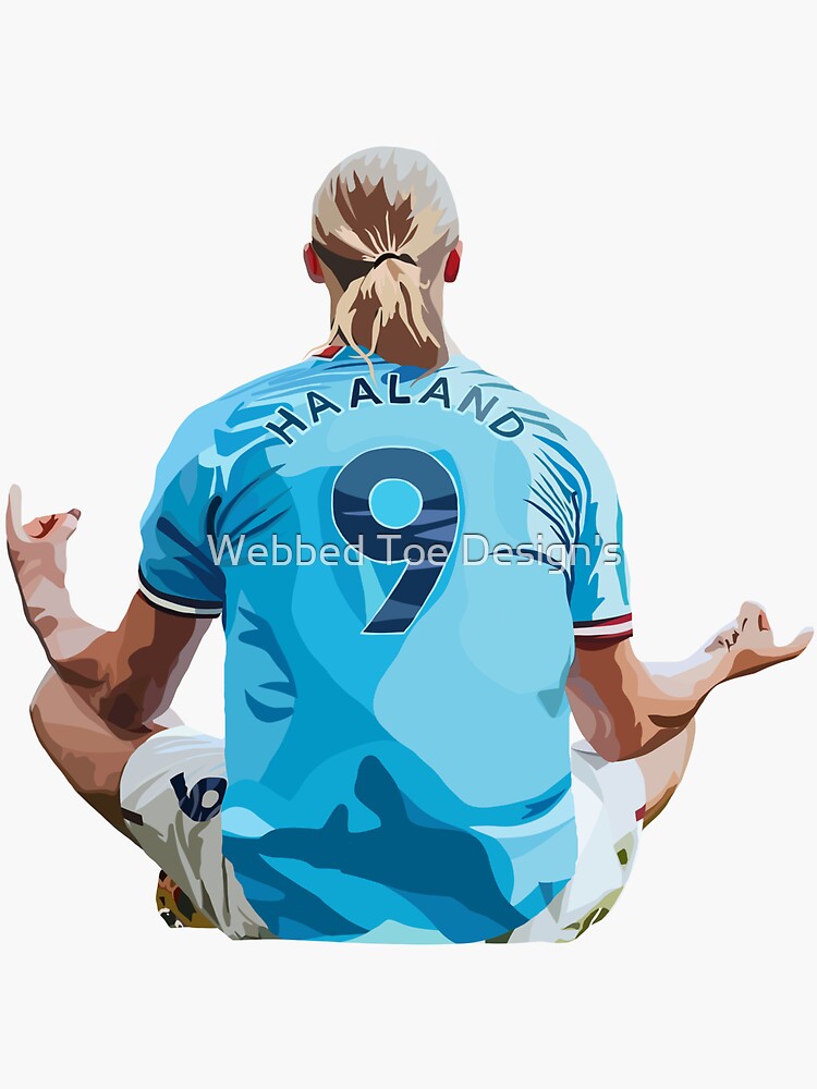 "Erling Haaland" Sticker for Sale by TDCartoonArt | Redbubble