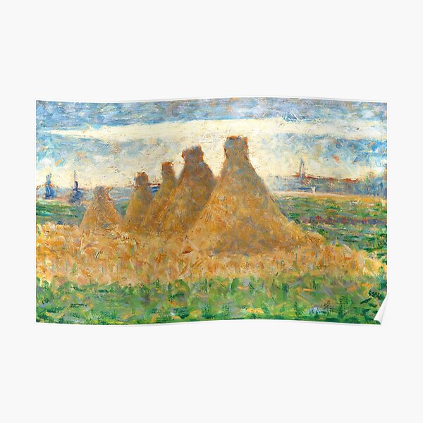 "Haystacks" Poster for Sale by rimmatv | Redbubble