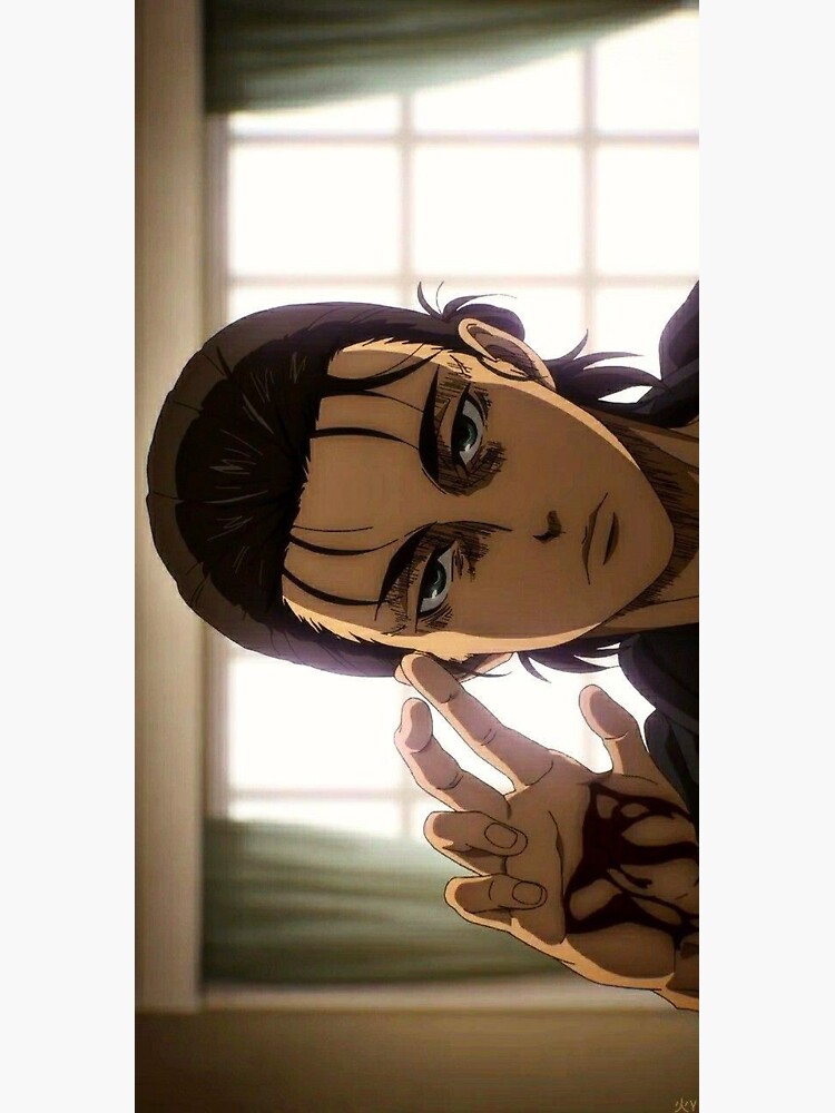 "Eren Yeager blood hands" Sticker for Sale by fakergargoyle | Redbubble