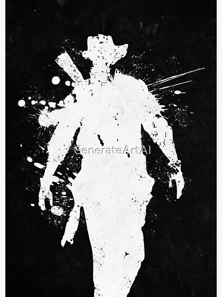 "Django Unchained Minimalist " Sticker for Sale by GenerateArtAI ...