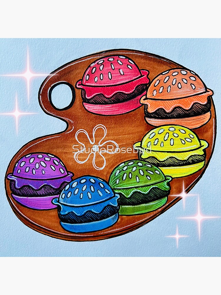 "Pretty Patty Palette" Sticker for Sale by StudioRosebud | Redbubble