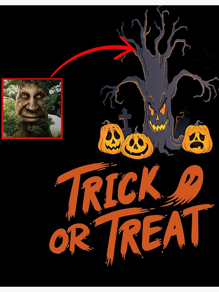 "Helloween Wise Mystical Tree meme dark edition" Poster for Sale by T ...