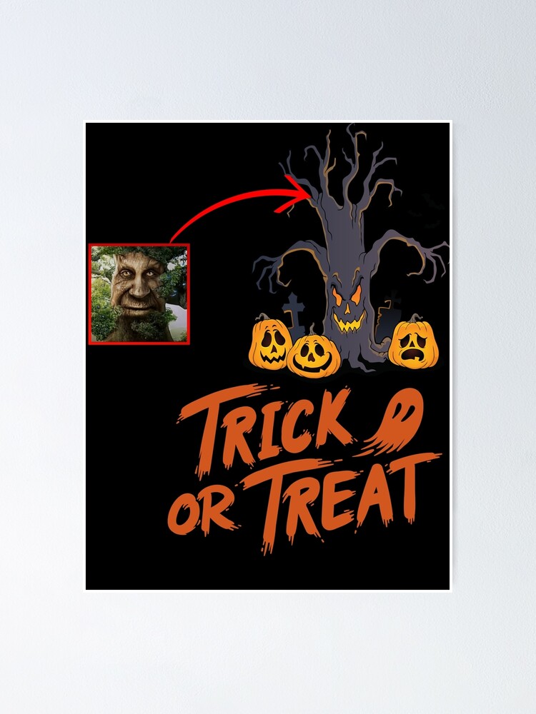 "Helloween Wise Mystical Tree meme dark edition" Poster for Sale by T ...