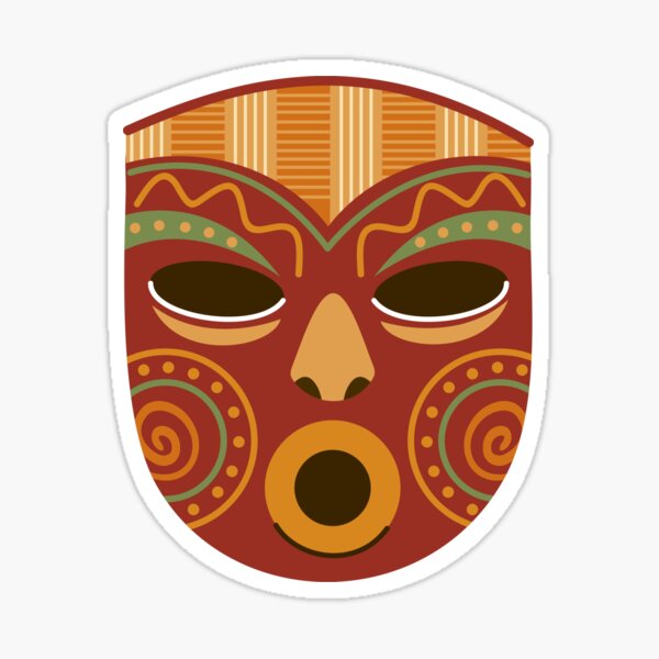 "Best African Tribal Art" Sticker for Sale by lifewithtshirts | Redbubble