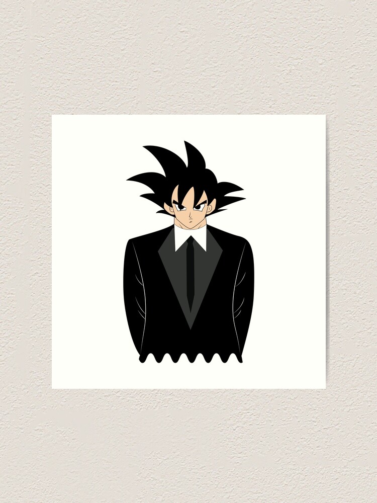 "goku drip goku smoking yoi dragon ball" Art Print for Sale by ...