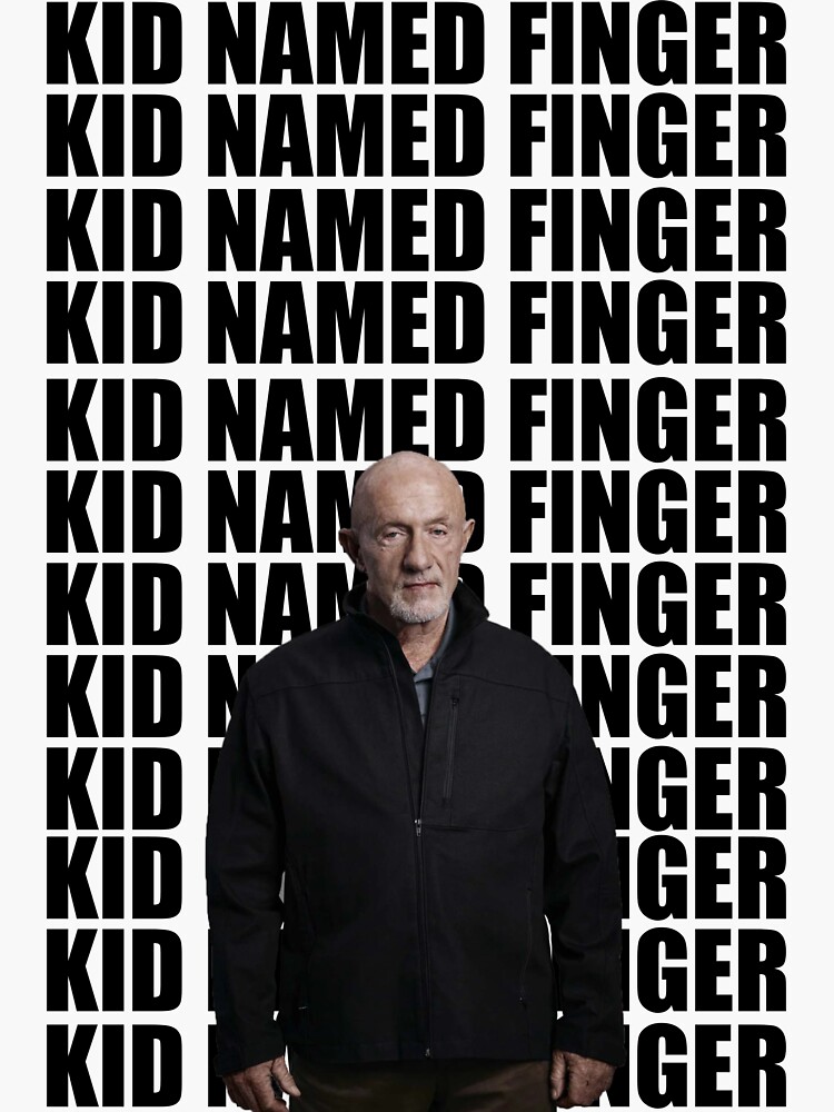 "KID NAMED FINGER" Sticker for Sale by CursedVideos | Redbubble