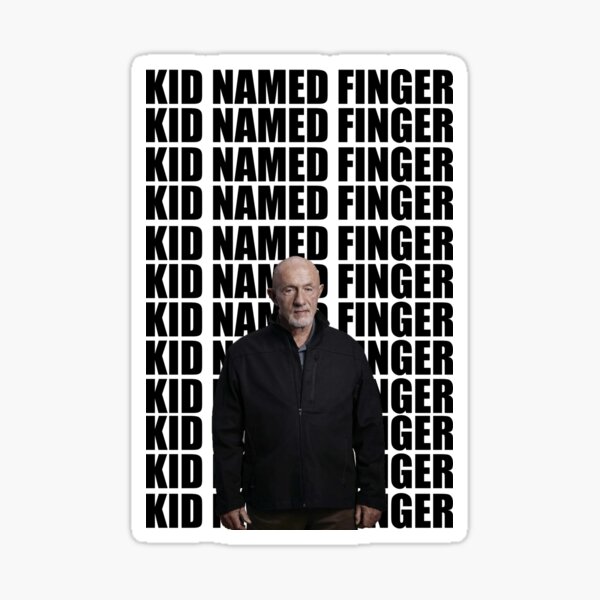 "KID NAMED FINGER" Sticker for Sale by CursedVideos | Redbubble