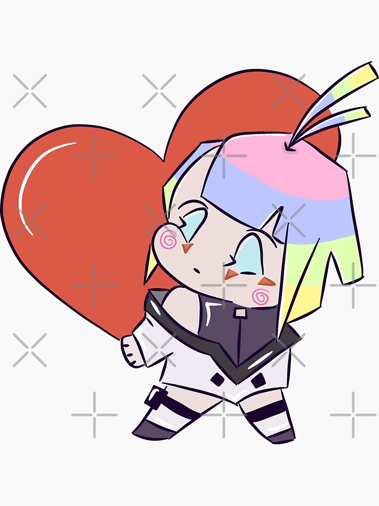 "chibi lucy cyberpunk edgerunners" Sticker for Sale by littleriverxoxo ...