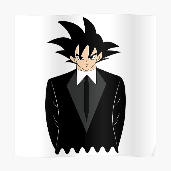 "goku drip goku smoking " Poster for Sale by printsall | Redbubble