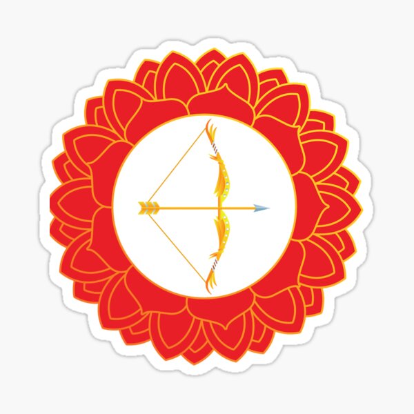 "Dussehra " Sticker for Sale by SayalisArts | Redbubble