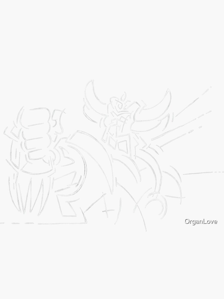 "Character Animated Grendizer Vegan Gifts Women" Sticker for Sale by ...