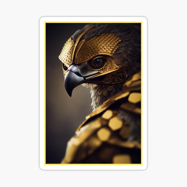 "Golden Eagle" Sticker for Sale by orange-teal | Redbubble