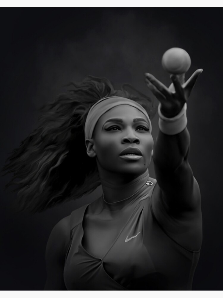 "Serena Williams" Art Board Print by RemalSnour | Redbubble
