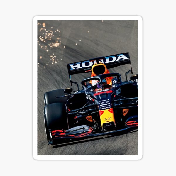 "Max Verstappen Sparks - F1 " Sticker for Sale by Malaka7 | Redbubble