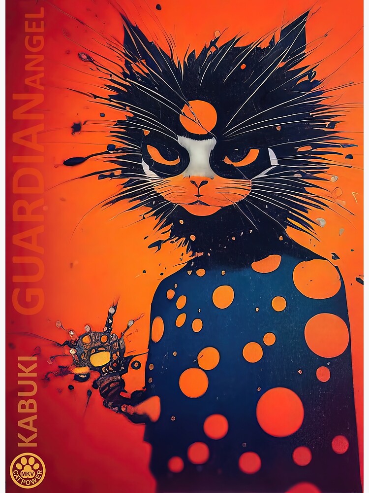 "The Kabuki Cat Collection #004" Poster for Sale by MaryKValentine ...
