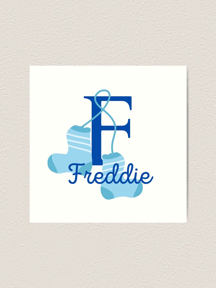 "Freddie name in graphics " Art Print for Sale by artofhowes | Redbubble