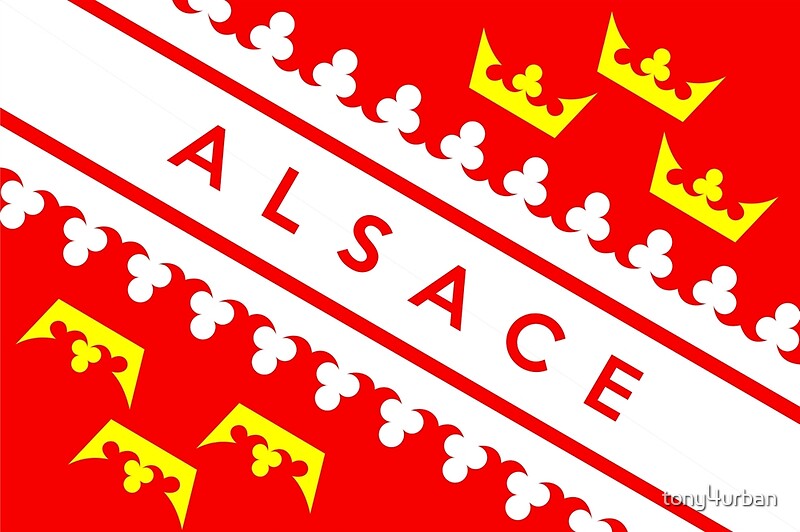 "Alsace flag" by tony4urban | Redbubble