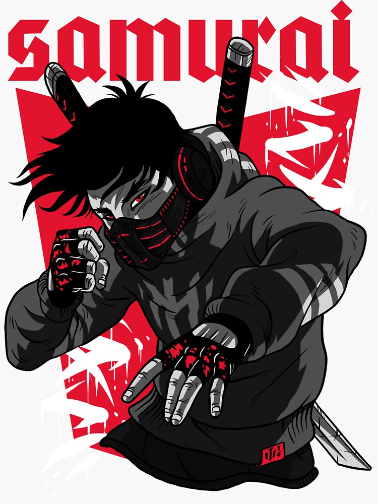 Pegatina «logotipo de la banda cairokee - كايروكي لوجو - samurai» de mu ...