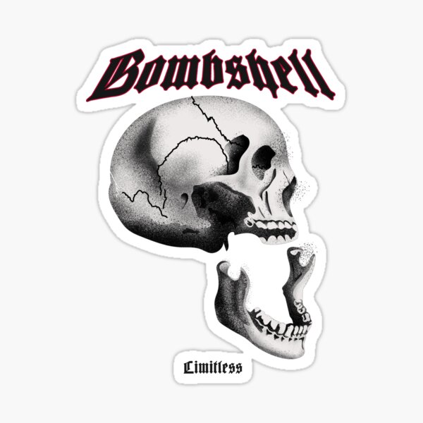 "bombshell!" Sticker for Sale by Limitless2022 | Redbubble