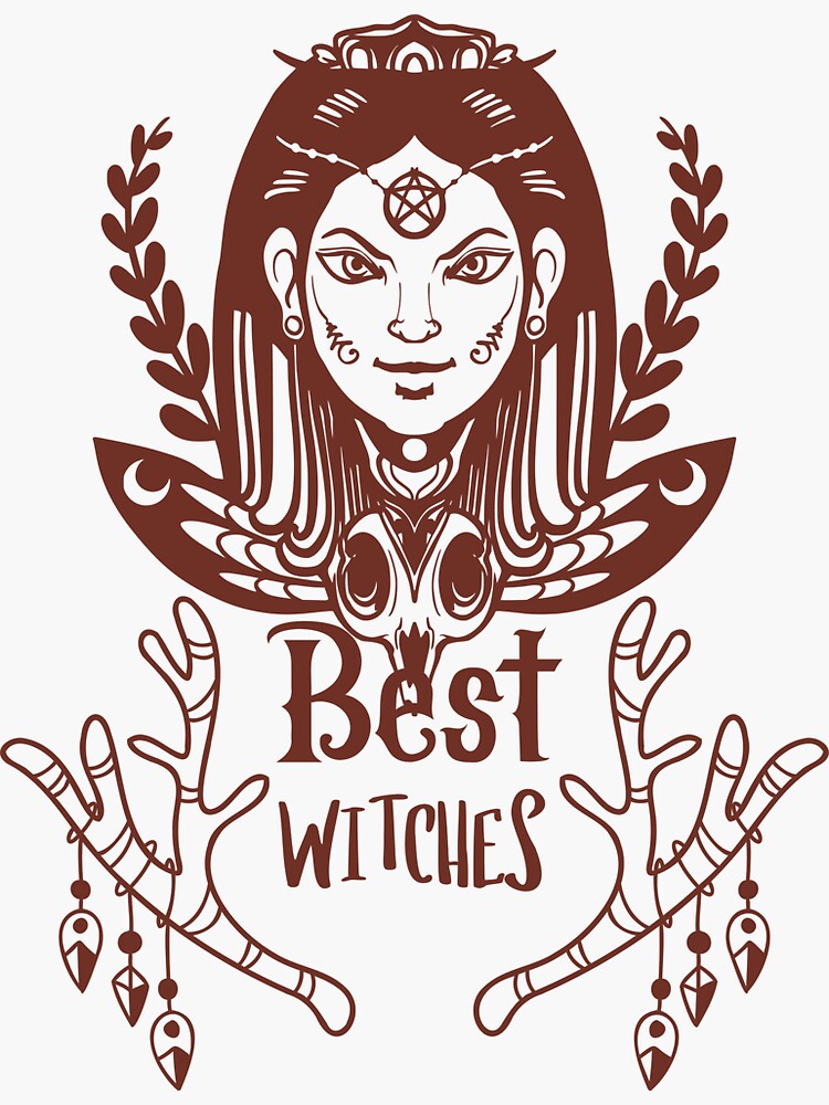 "The best witches witch printable design" Sticker for Sale by ...