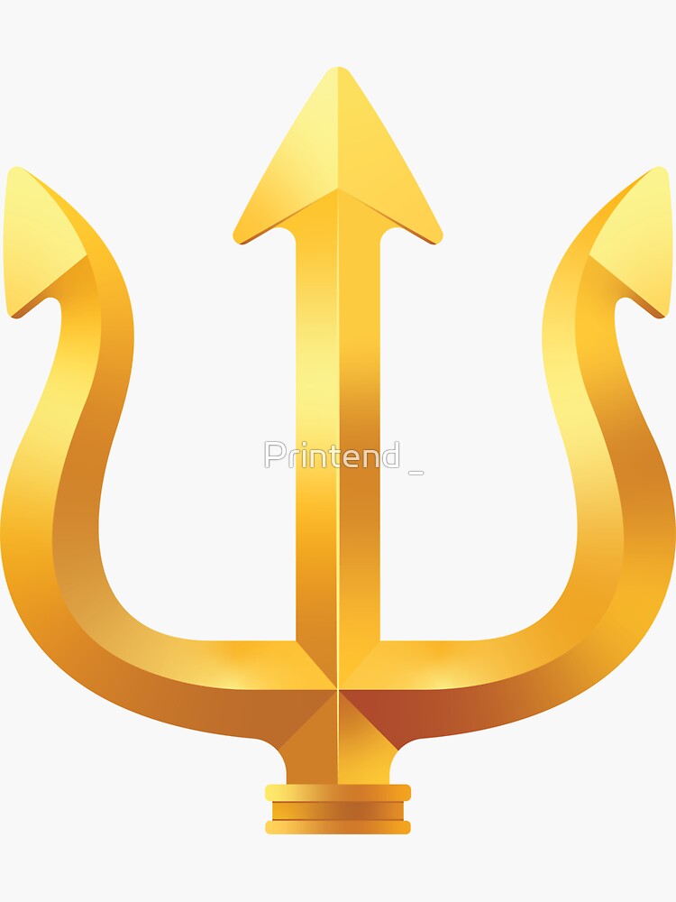 "Trident | Aesthetics Club v2" Sticker for Sale by Printend _ | Redbubble