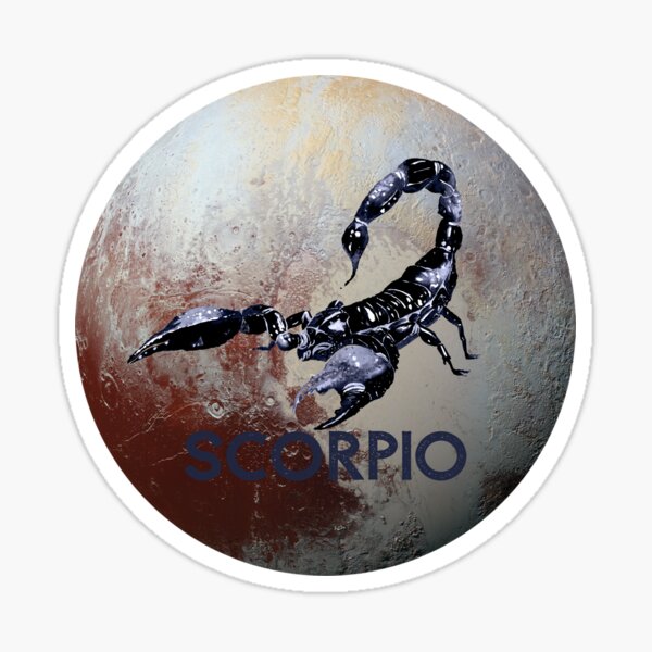 "SCORPIO" Sticker for Sale by wolfgang- | Redbubble